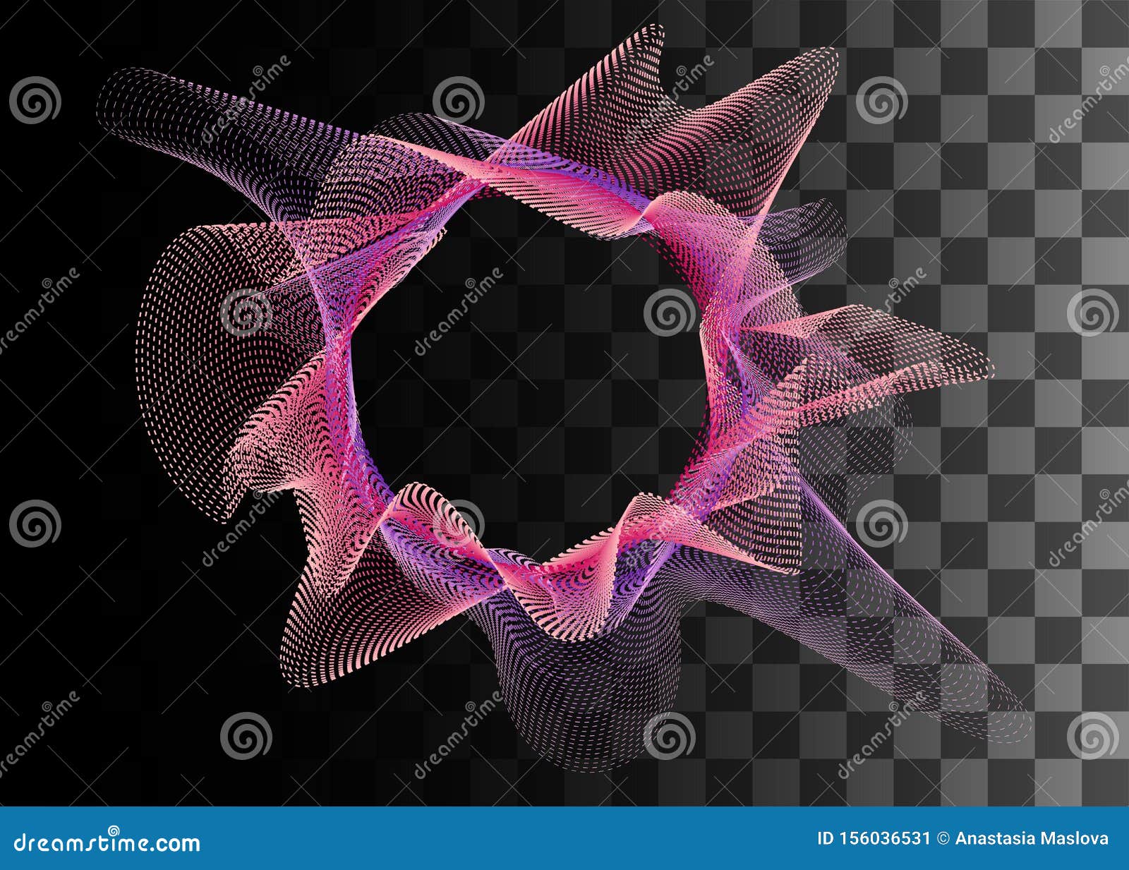 Abstract Design Element Pink Color Effect Vector Illustration on ...