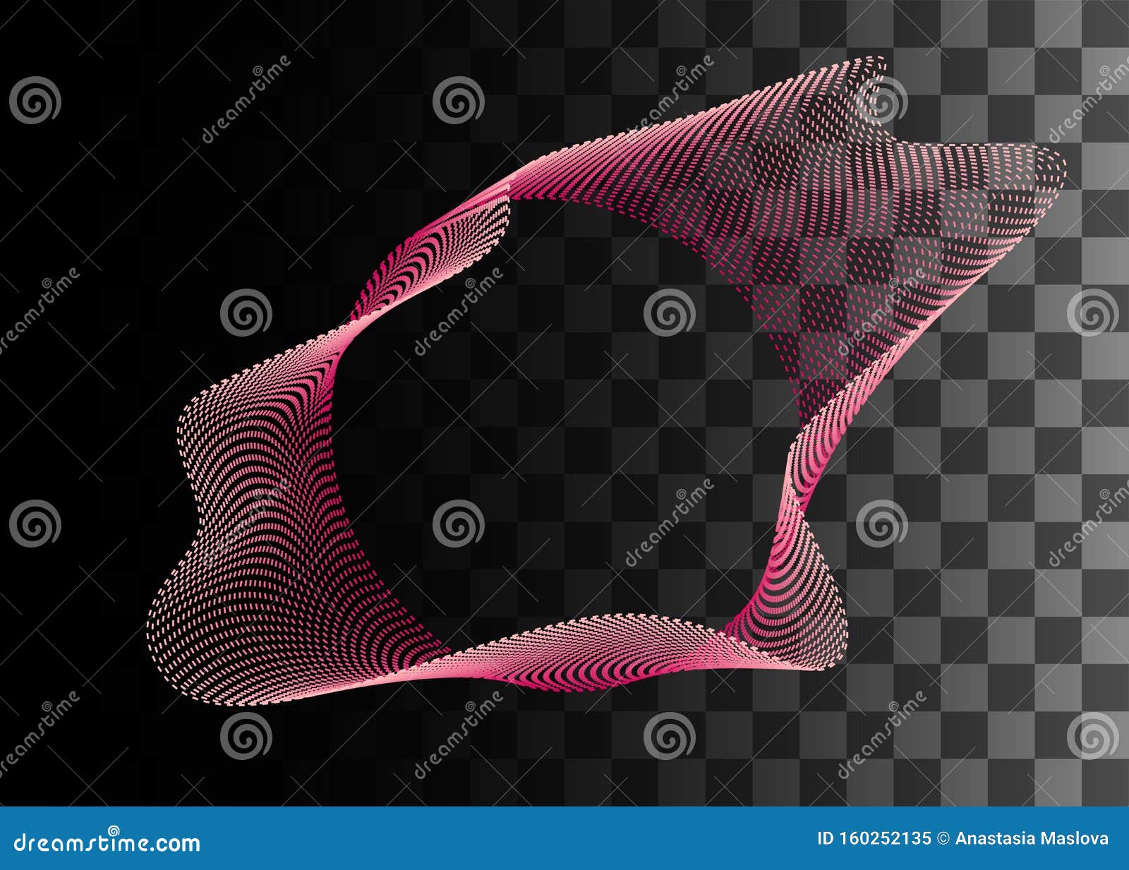 Abstract Design Element Pink Color Effect Vector Illustration on ...