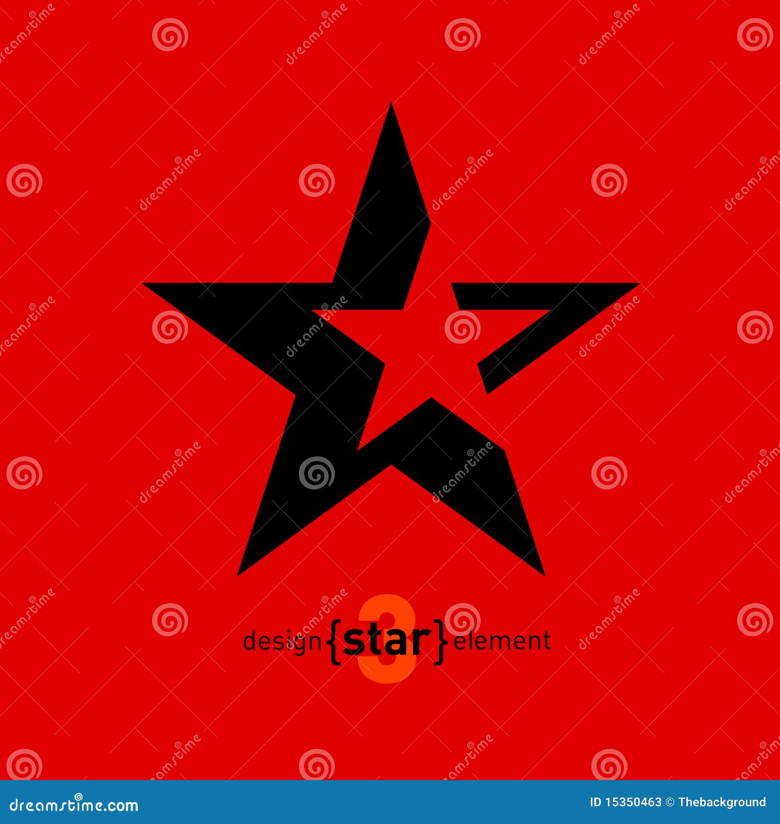Abstract Design Element Star, Illustration Stock Vector - Illustration ...