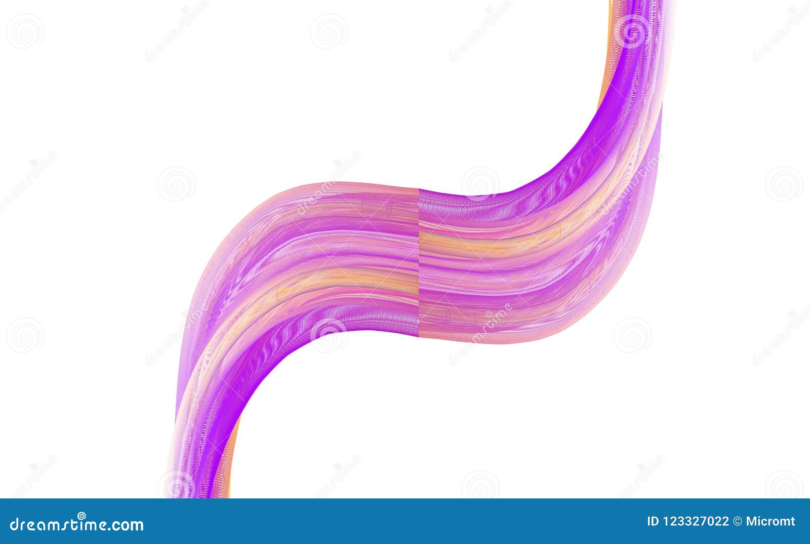 Abstract Design Element Wire, Bright Object. Wavy Lines, Cellular ...