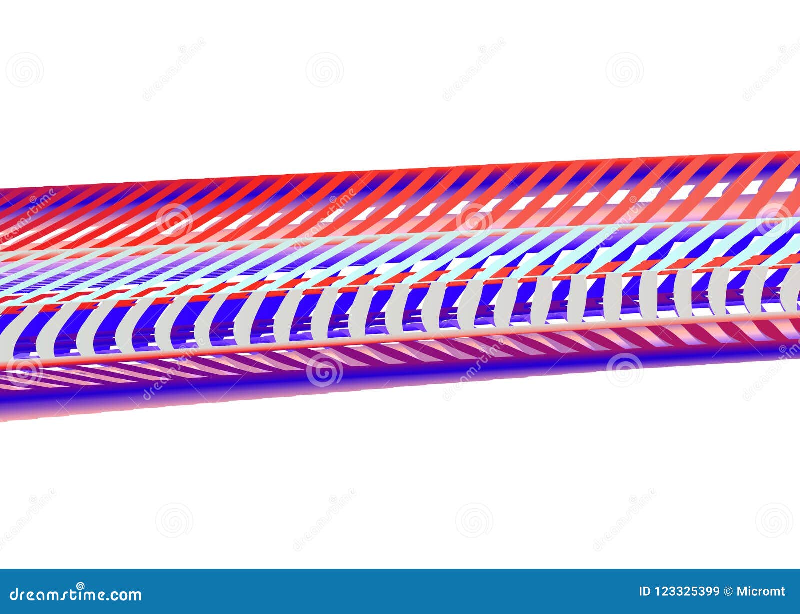Abstract Design Element Wire, Bright Vector Object. Wavy Lines ...