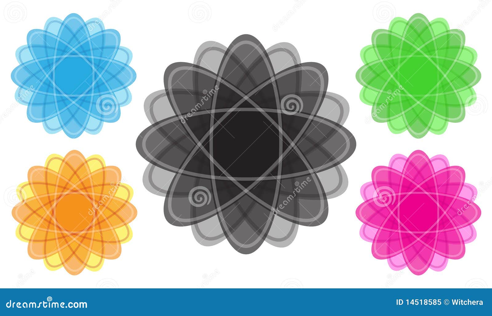 Abstract design elements stock illustration. Illustration of template ...