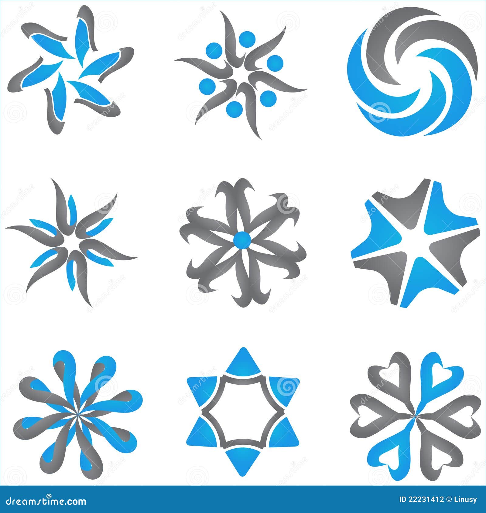 Abstract design elements stock vector. Illustration of shape - 22231412