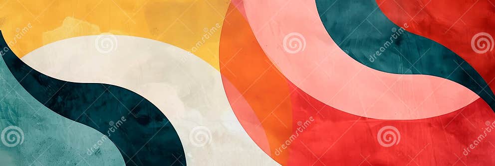 Abstract Design Featuring a Swirling Arc that Forms a Narrative Panel ...