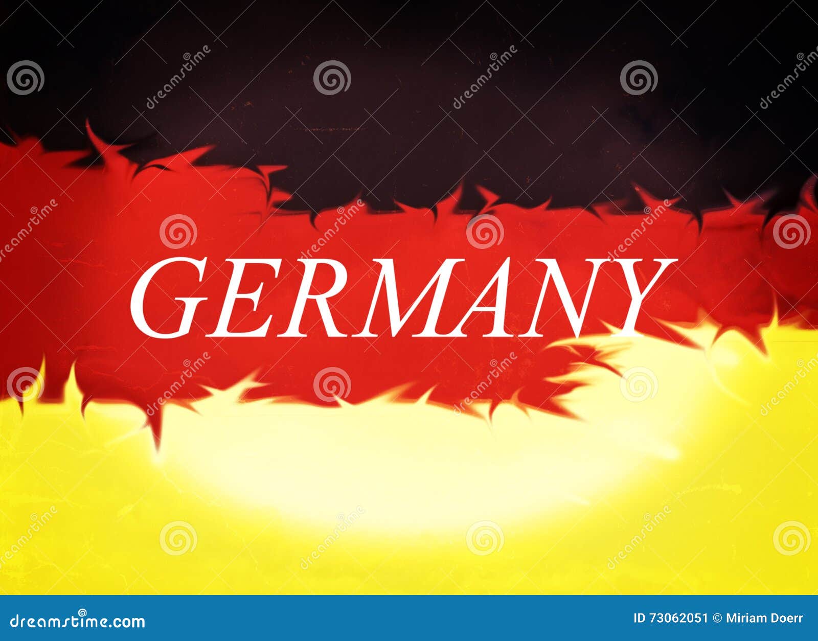 Abstract Design, Flag of Germany Stock Illustration - Illustration of ...