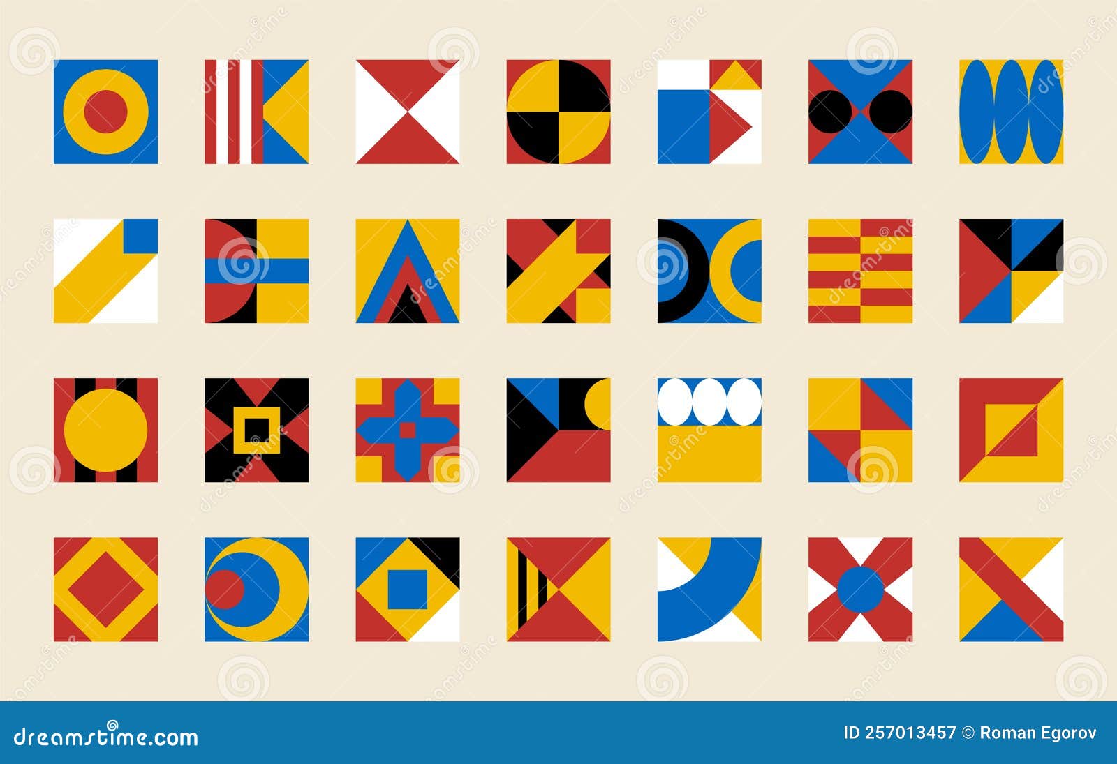 2D Shapes Basic Lines. Perpendicular Lines. Vector Illustration ...