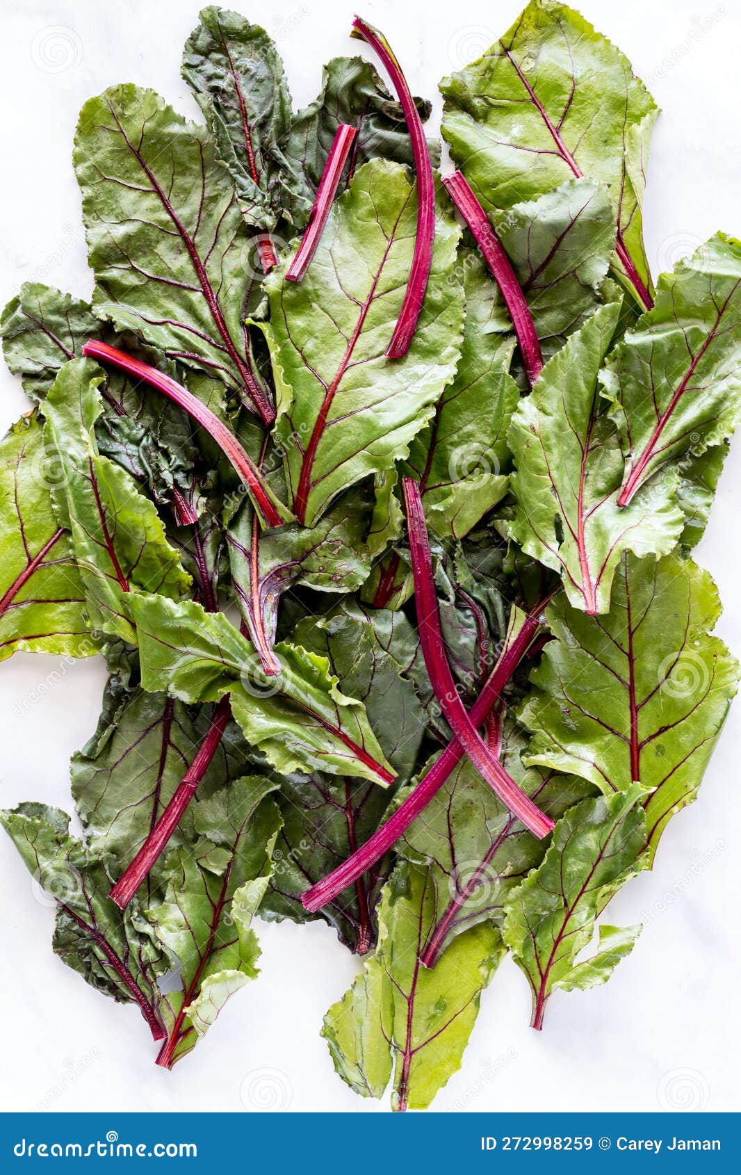 An Abstract Design of Fresh Beet Leaves and Stems in a Pile. Stock ...