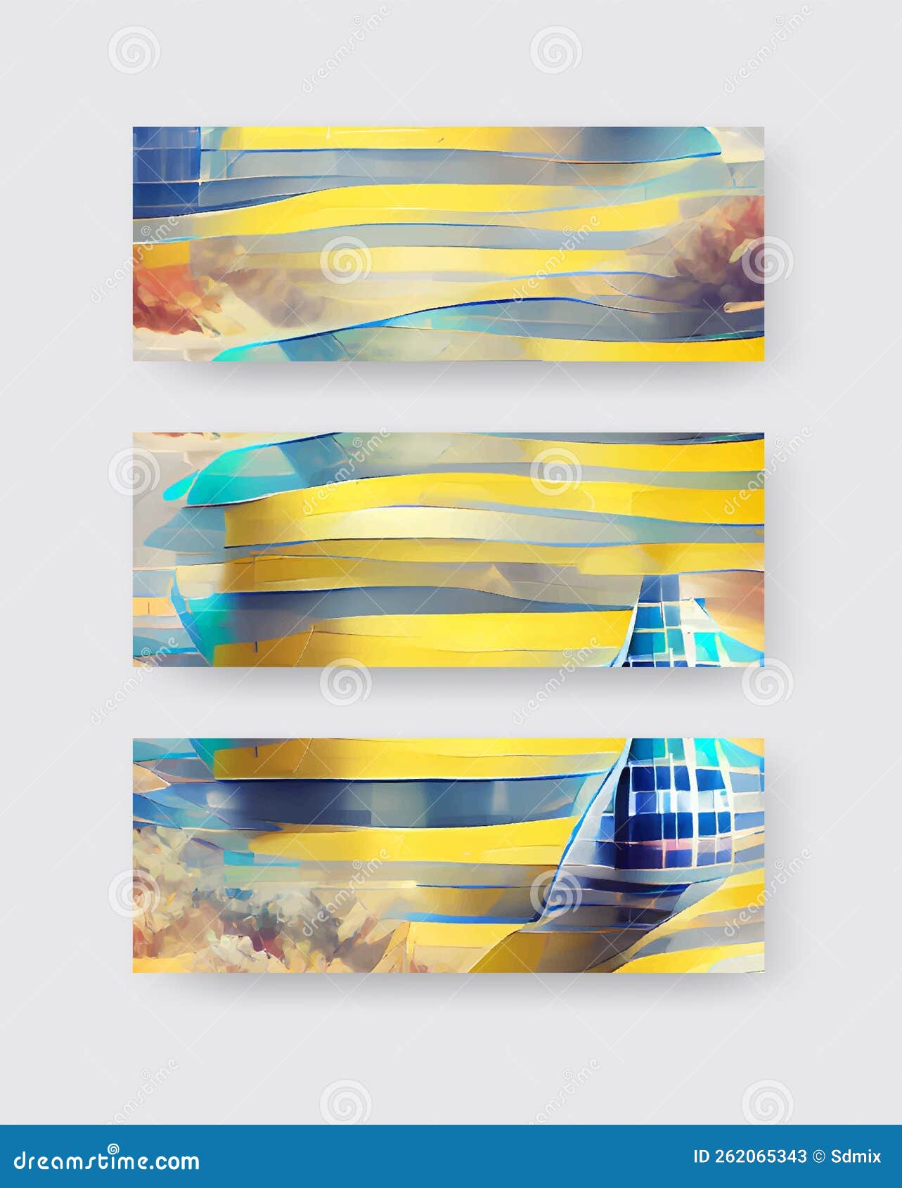 Abstract Design Layout, Template Design, Strip Backgrounds Set. Stock ...