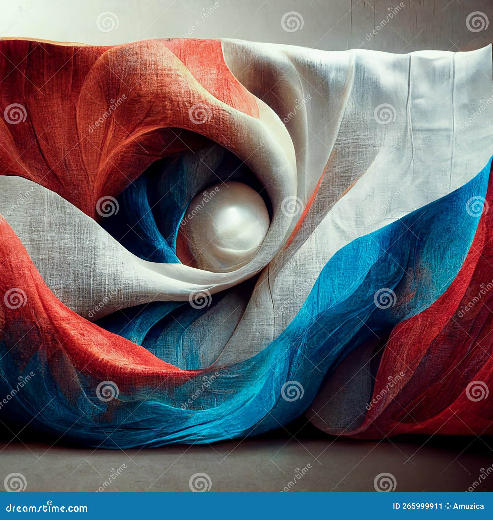 Abstract Design Made from Fabric Stock Illustration - Illustration of ...