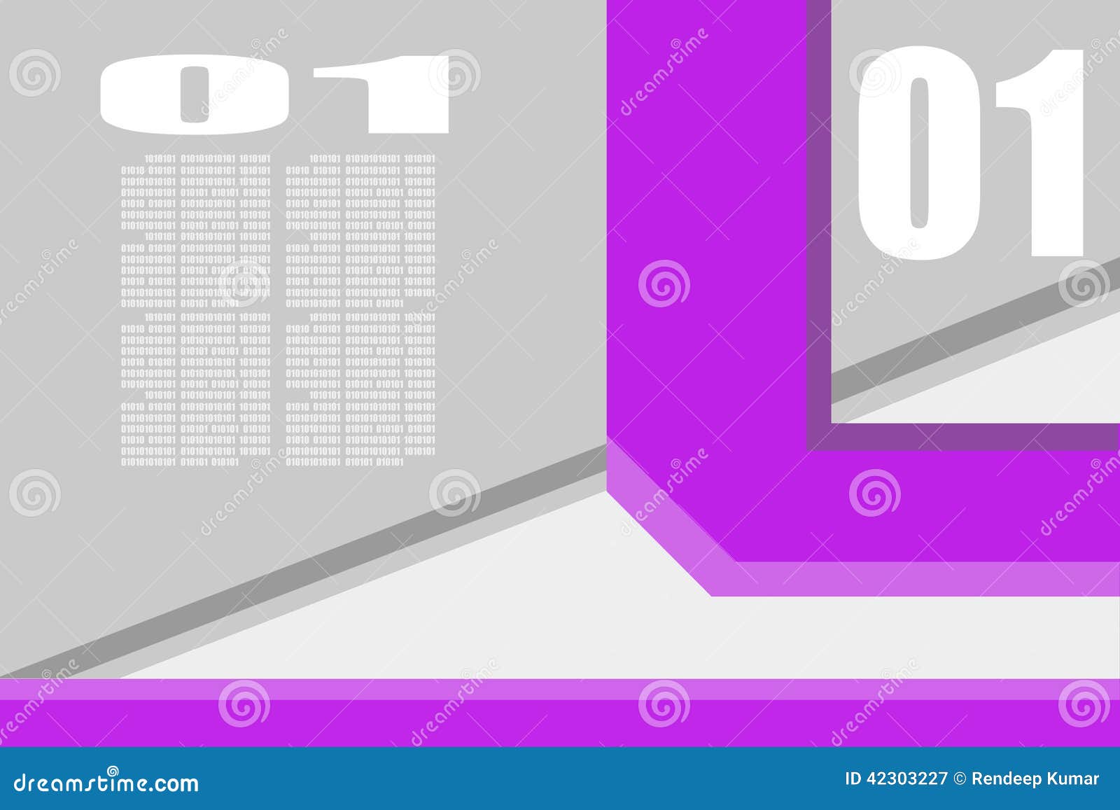 Abstract Design Made of Numbers Stock Illustration - Illustration of ...