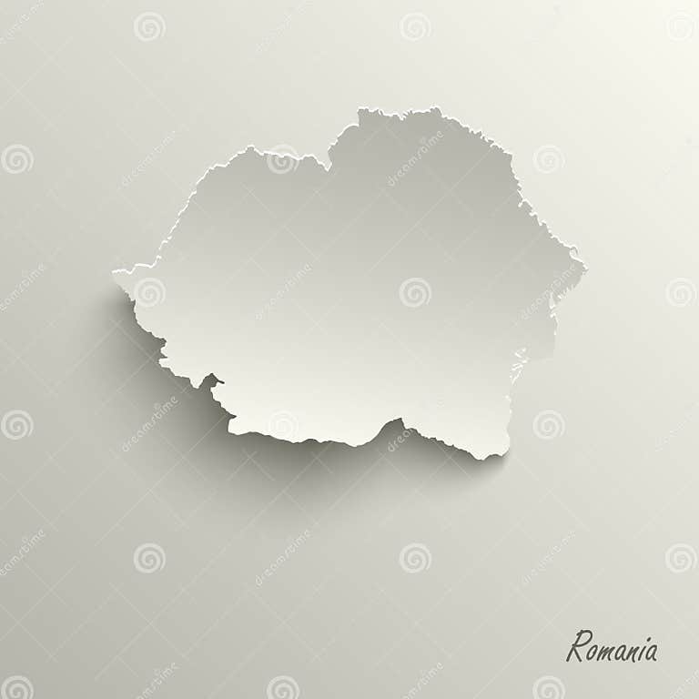 Abstract Design Map Romania Template Stock Vector - Illustration of ...