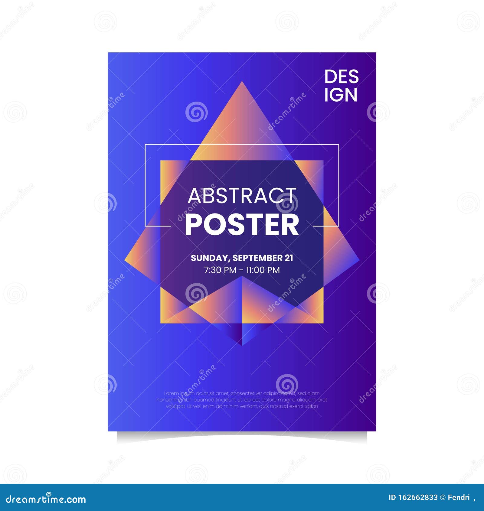 ABSTRACT DESIGN for POSTER stock vector. Illustration of color - 162662833