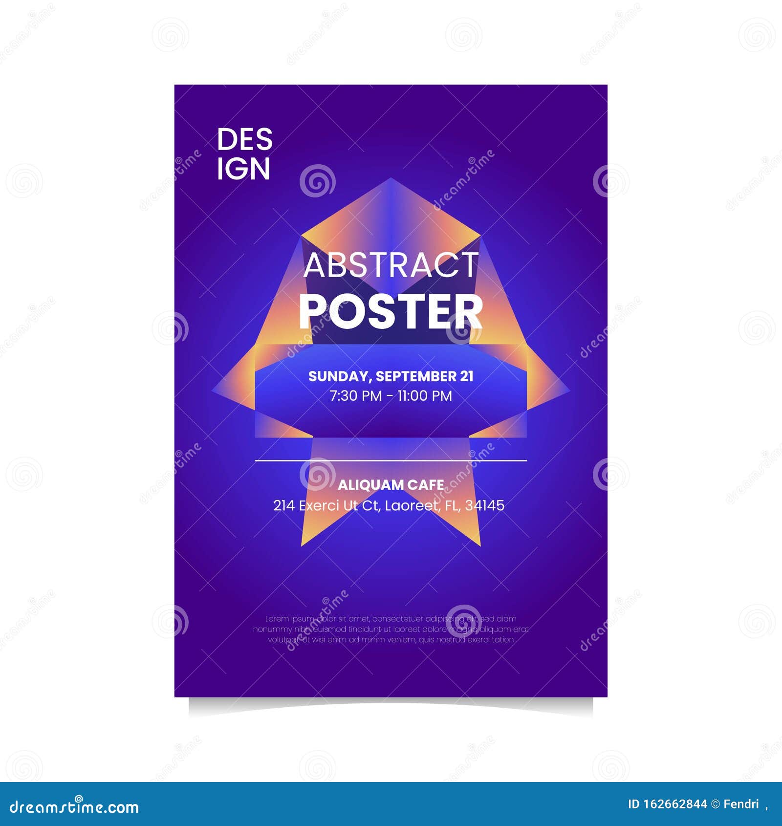 ABSTRACT DESIGN for POSTER stock vector. Illustration of abstract ...