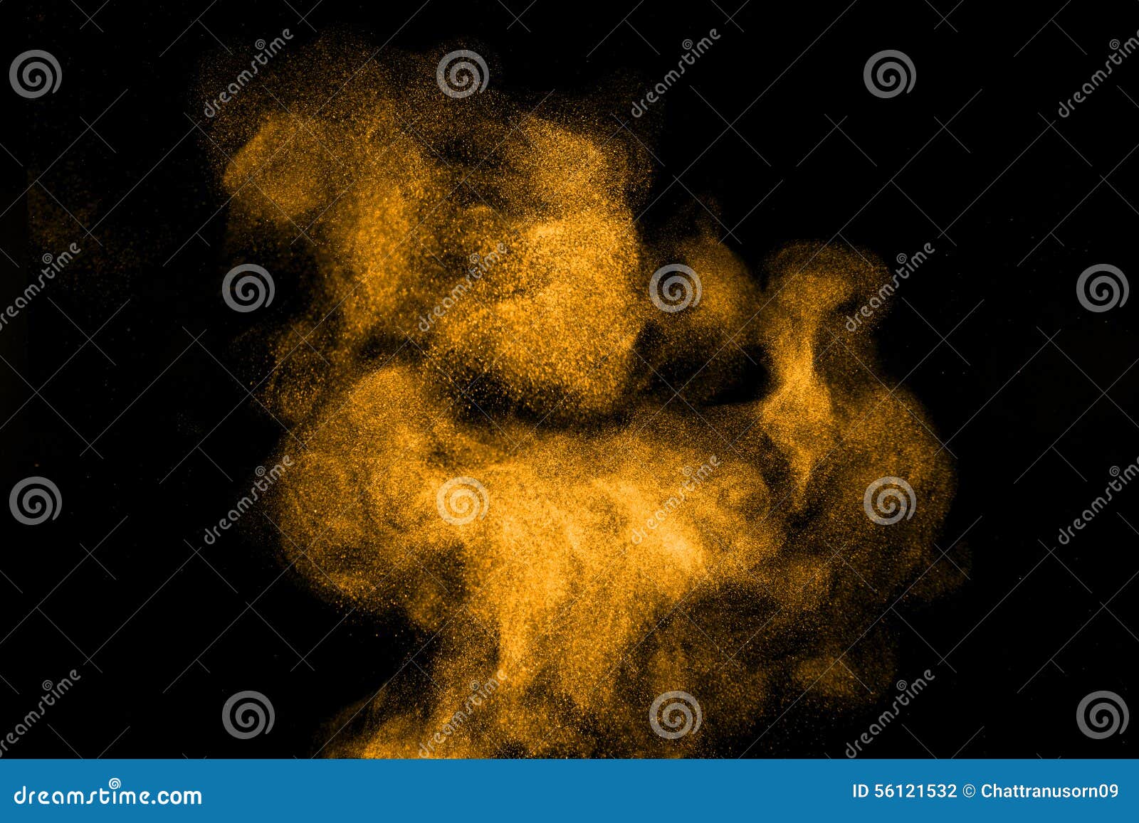 Abstract Design of Powder Cloud Stock Photo - Image of elements, energy ...