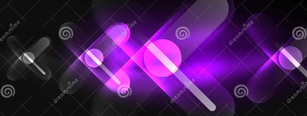 Abstract Design Pulsates with Neon Glowing Light Effects, Casting an ... Abstract Design Pulsates with Neon Glowing Light Effects, Casting an ...
