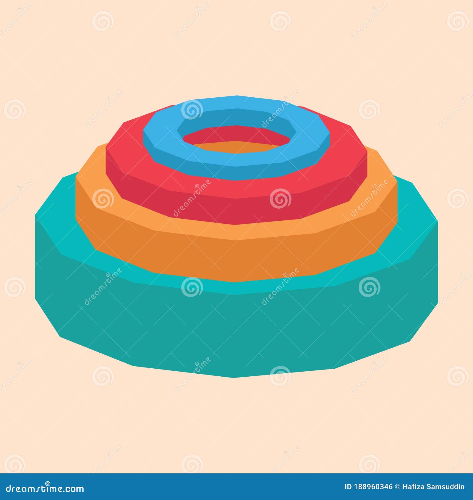 Abstract Design Pyramid. Vector Illustration Decorative Design Stock ...