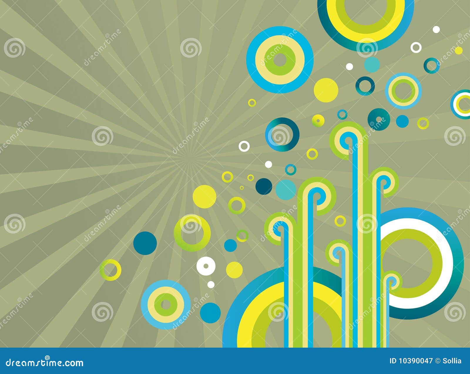 Abstract Design Retro Background Stock Illustration - Illustration of ...