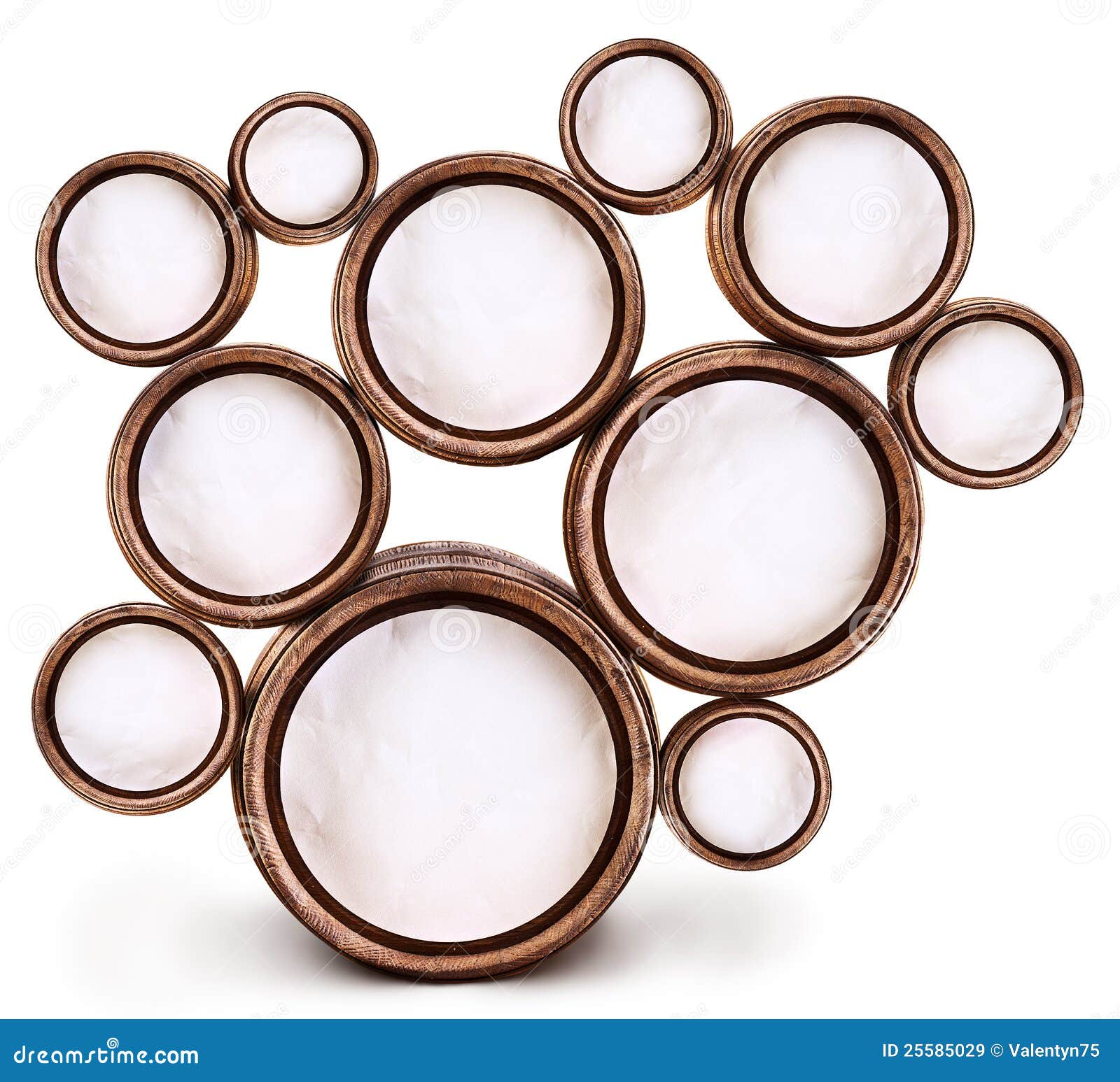 Abstract Design of Round Shapes Stock Image - Image of isolated, sale ...