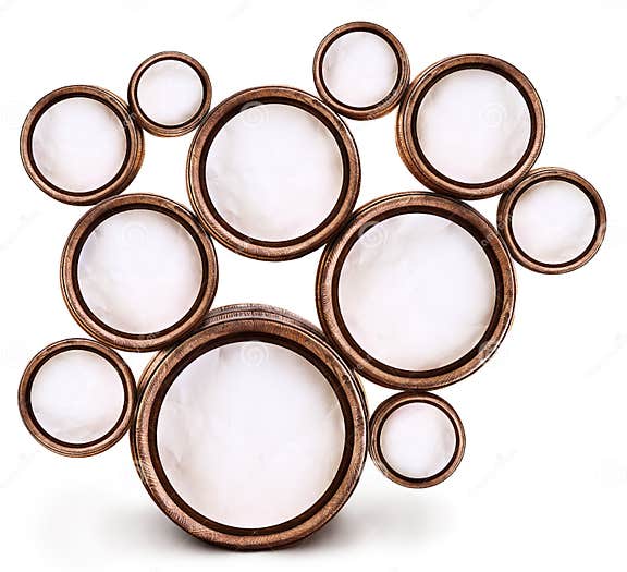 Abstract Design of Round Shapes Stock Image - Image of isolated, sale ...