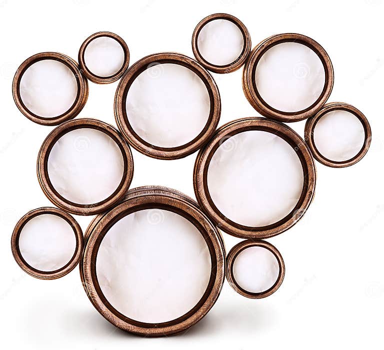 Abstract Design of Round Shapes Stock Image - Image of isolated, sale ...