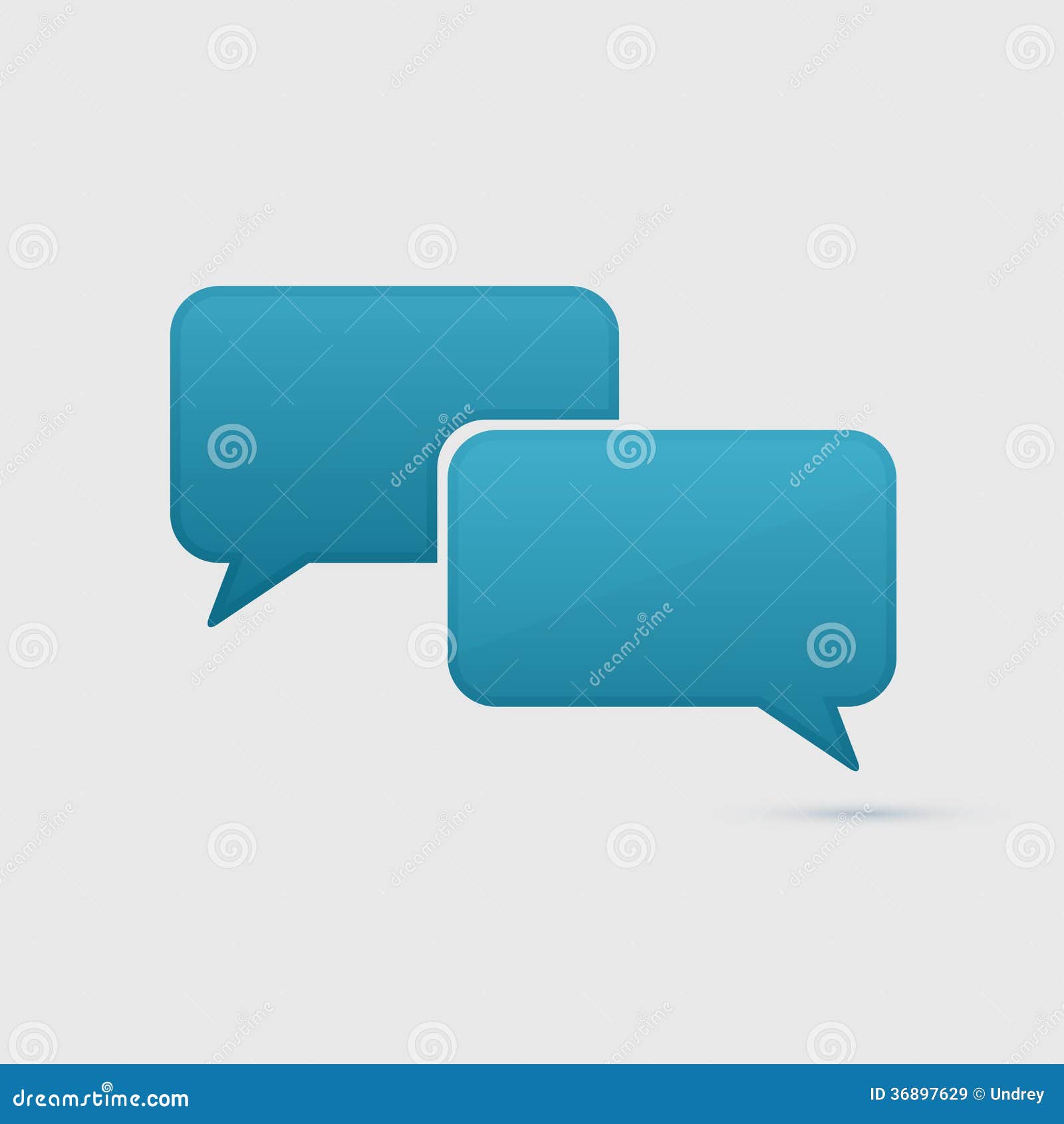 Abstract Design - Speech Bubble Blue Stock Vector - Illustration of ...