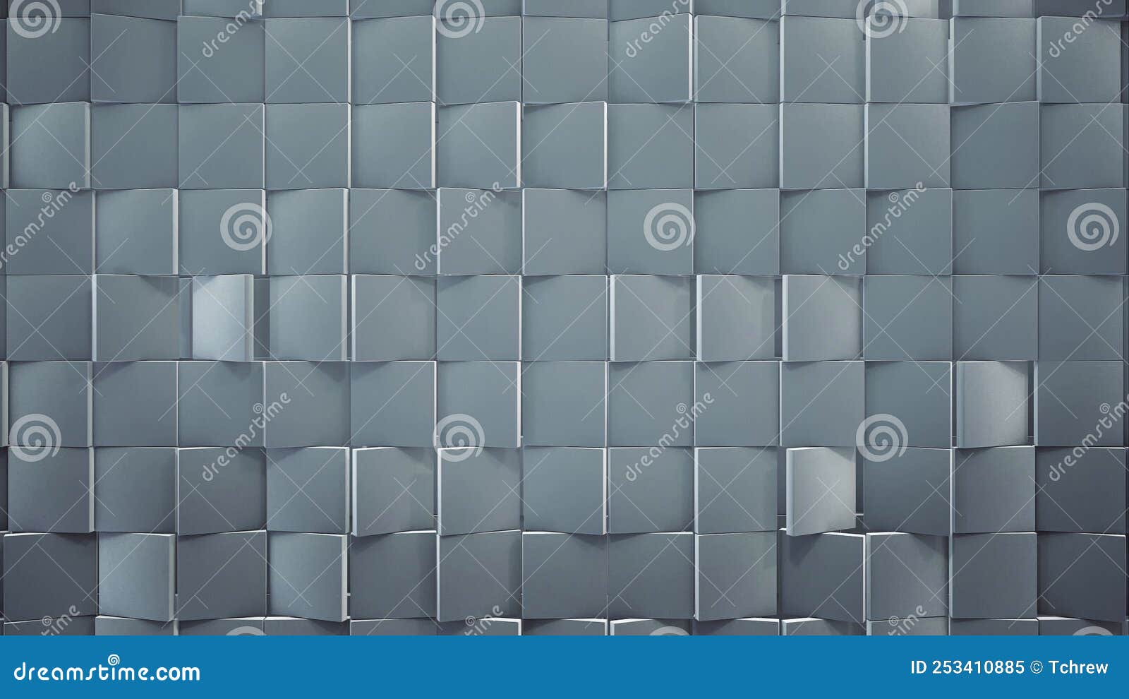 Abstract Design Surface Consisting of Square Plates Rotating with ...