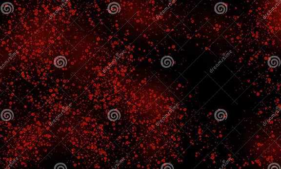 An Abstract Design of Vibrant Red Splatter Patterns Scattered Across a ...