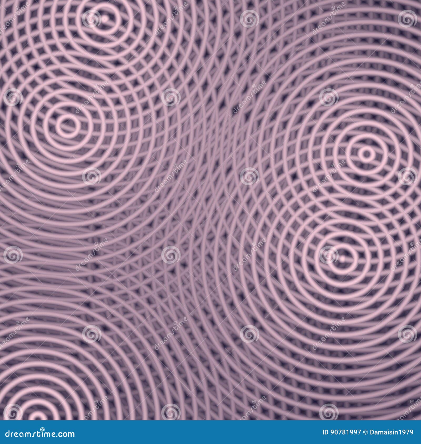 Abstract Design and with Violet Circles Stock Illustration ...