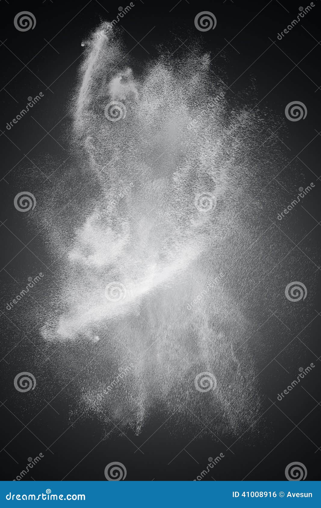 Abstract Design of White Powder Cloud Stock Photo - Image of mysterious ...