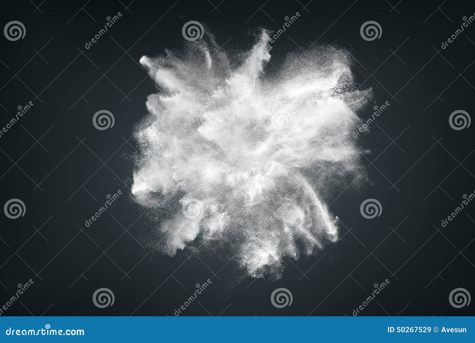 Abstract Design of White Powder Cloud Stock Image - Image of particles ...