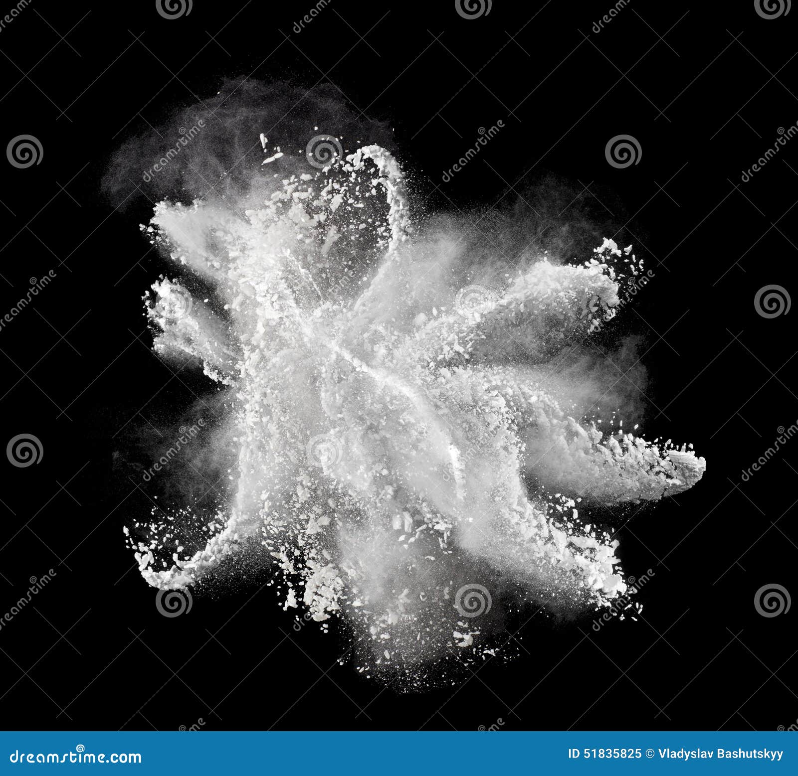 Abstract Design of White Powder Cloud Against Dark Stock Image - Image ...