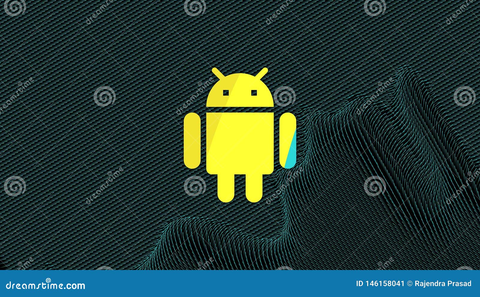 Android On A Dark Background Editorial Image | CartoonDealer.com #173902248