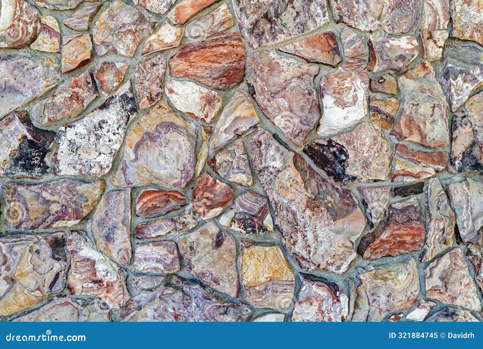 Abstract Detail of the Decorative Stone Wall on an Old Building Stock ...