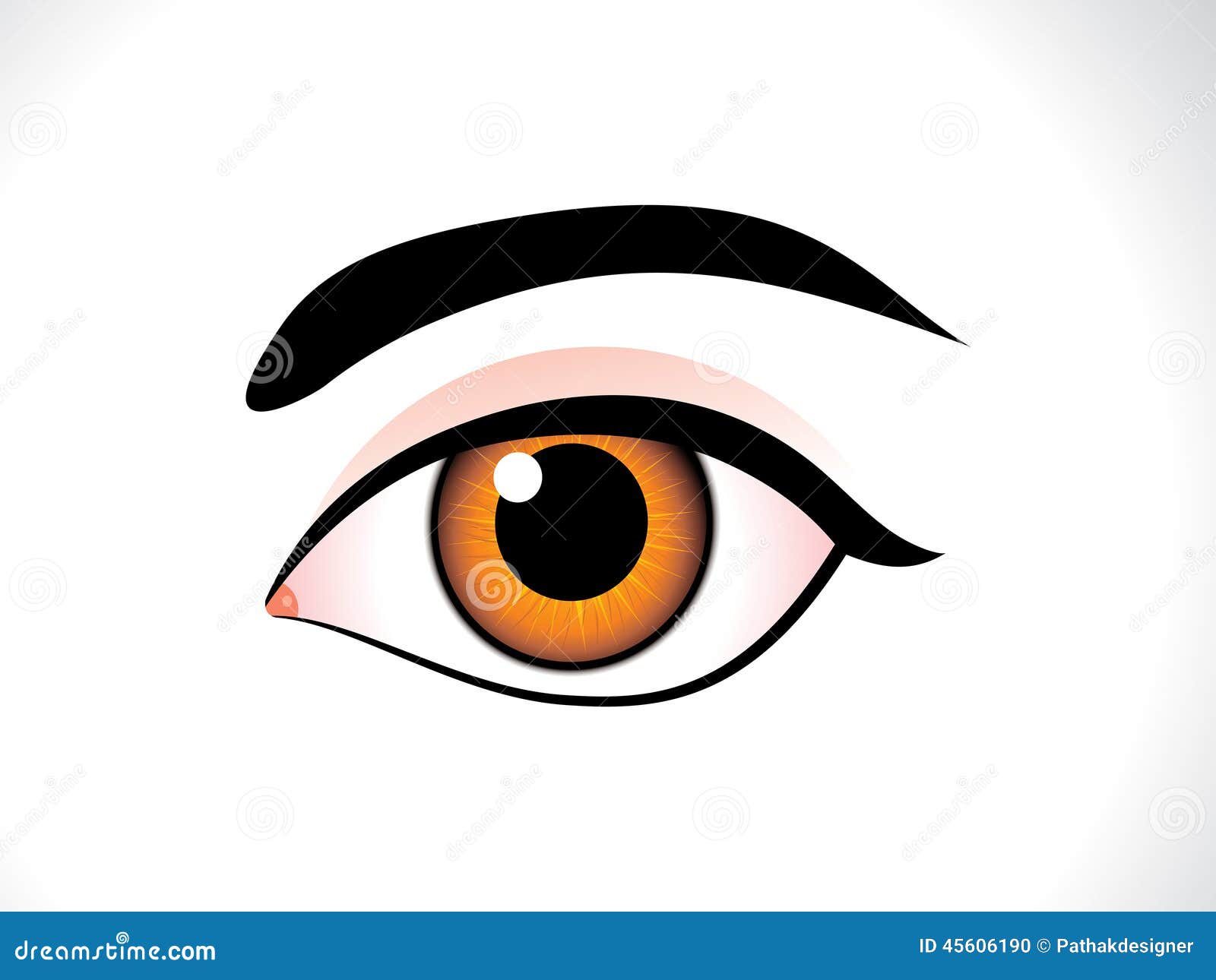 Abstract Detailed Human Eye Stock Vector - Illustration of security ...