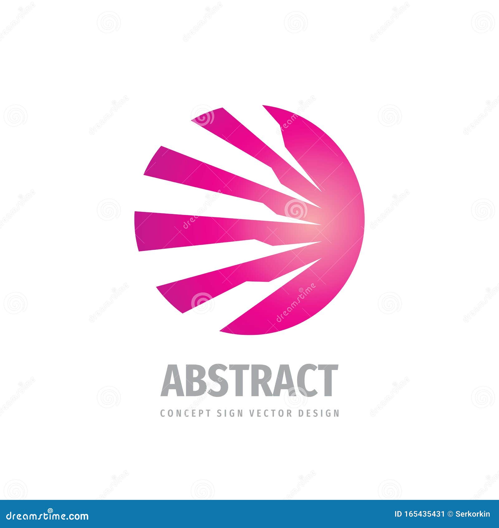 Abstract Development Business - Concept Logo Design. Modern Technology ...