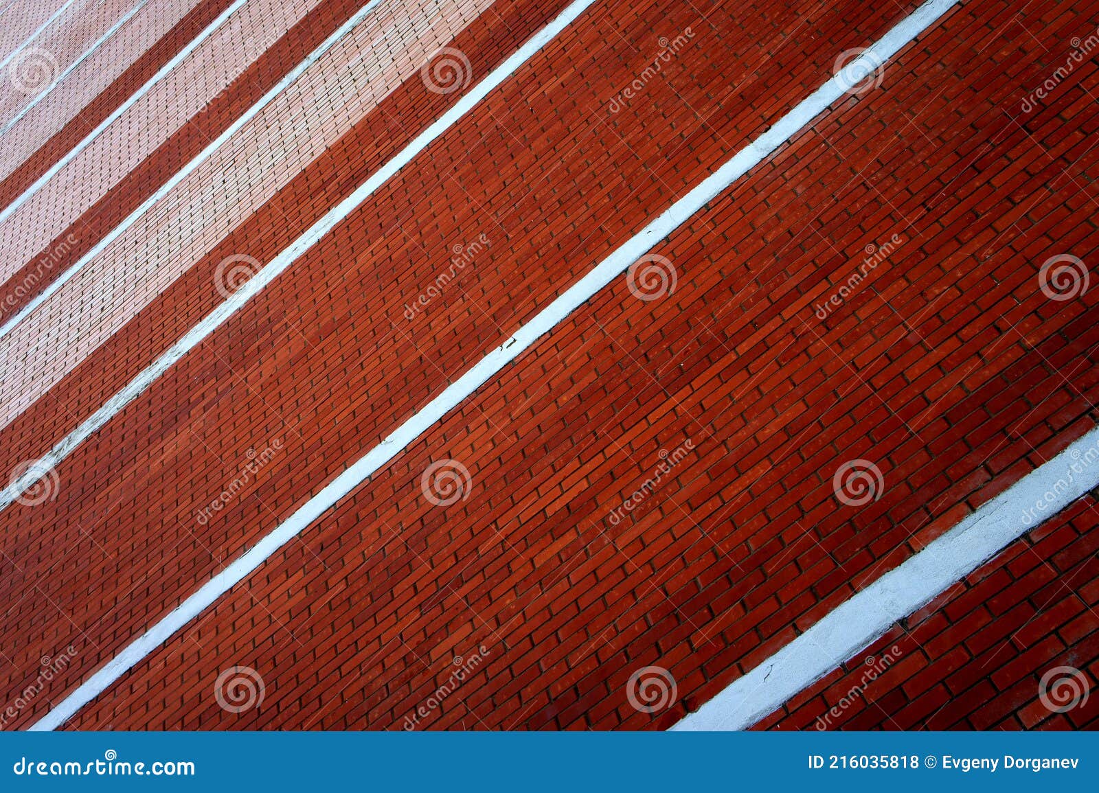 Abstract Diagonal Background from Perspective Brick Wall Stock Photo ...