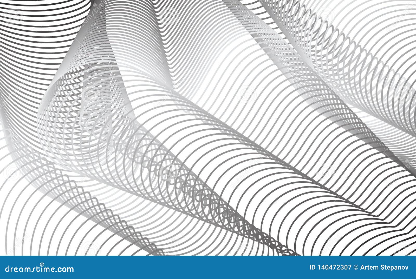 Abstract Diagonal Curve Line Texture or Grey Lined Pattern Stock Vector ...