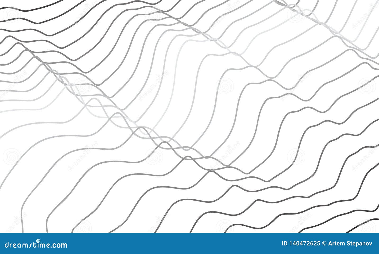 Abstract Diagonal Curve Line Texture or Grey Lined Pattern Stock Vector ...