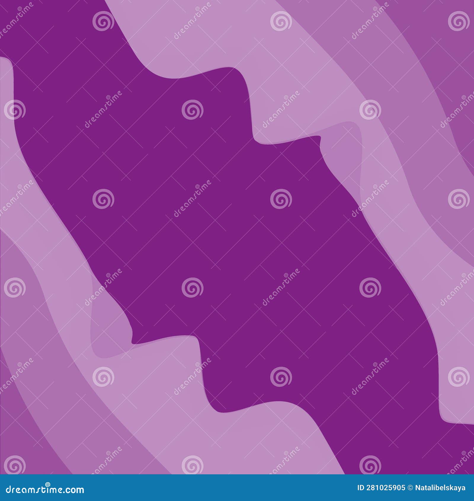 Abstract Diagonal Frame with Wavy Patterns in the Top and Bottom Corner ...