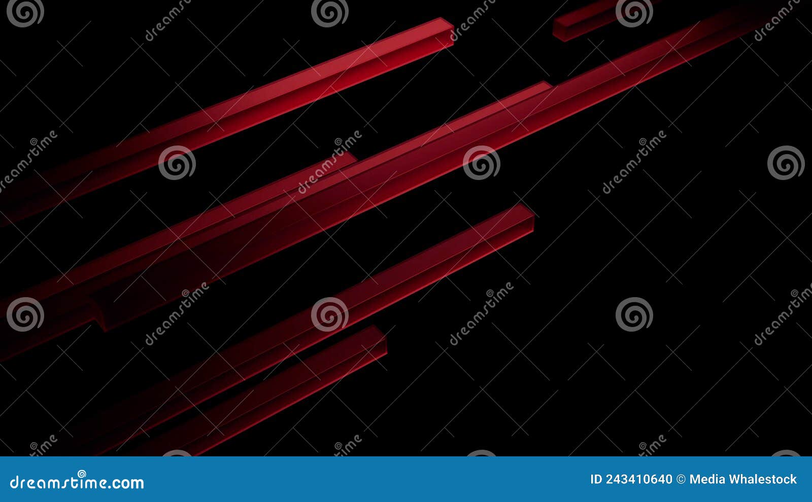 Abstract Diagonal Movement of Colorful Bars Isolated on a Black ...