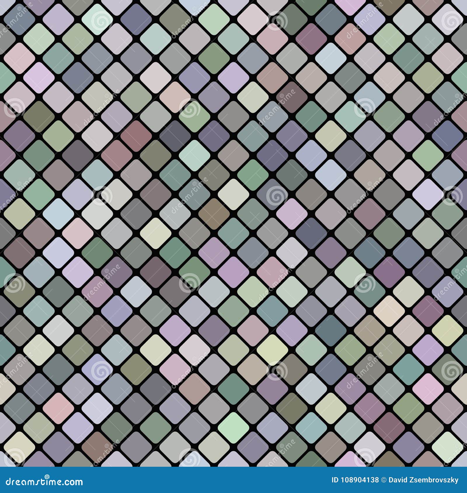 Abstract Diagonal Rounded Square Pattern Background - Repeating Design Stock Vector ...