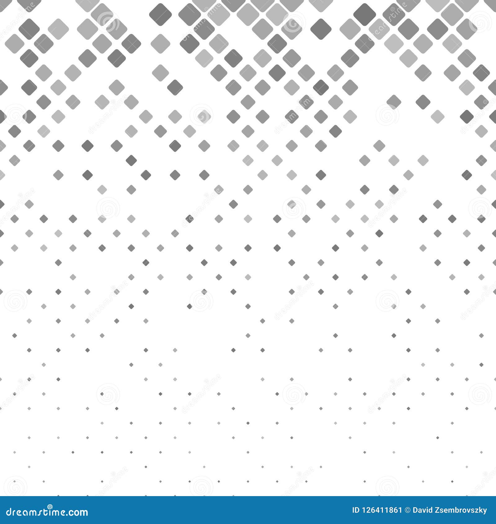 Abstract Diagonal Square Pattern Background In Grey Tones Stock Vector