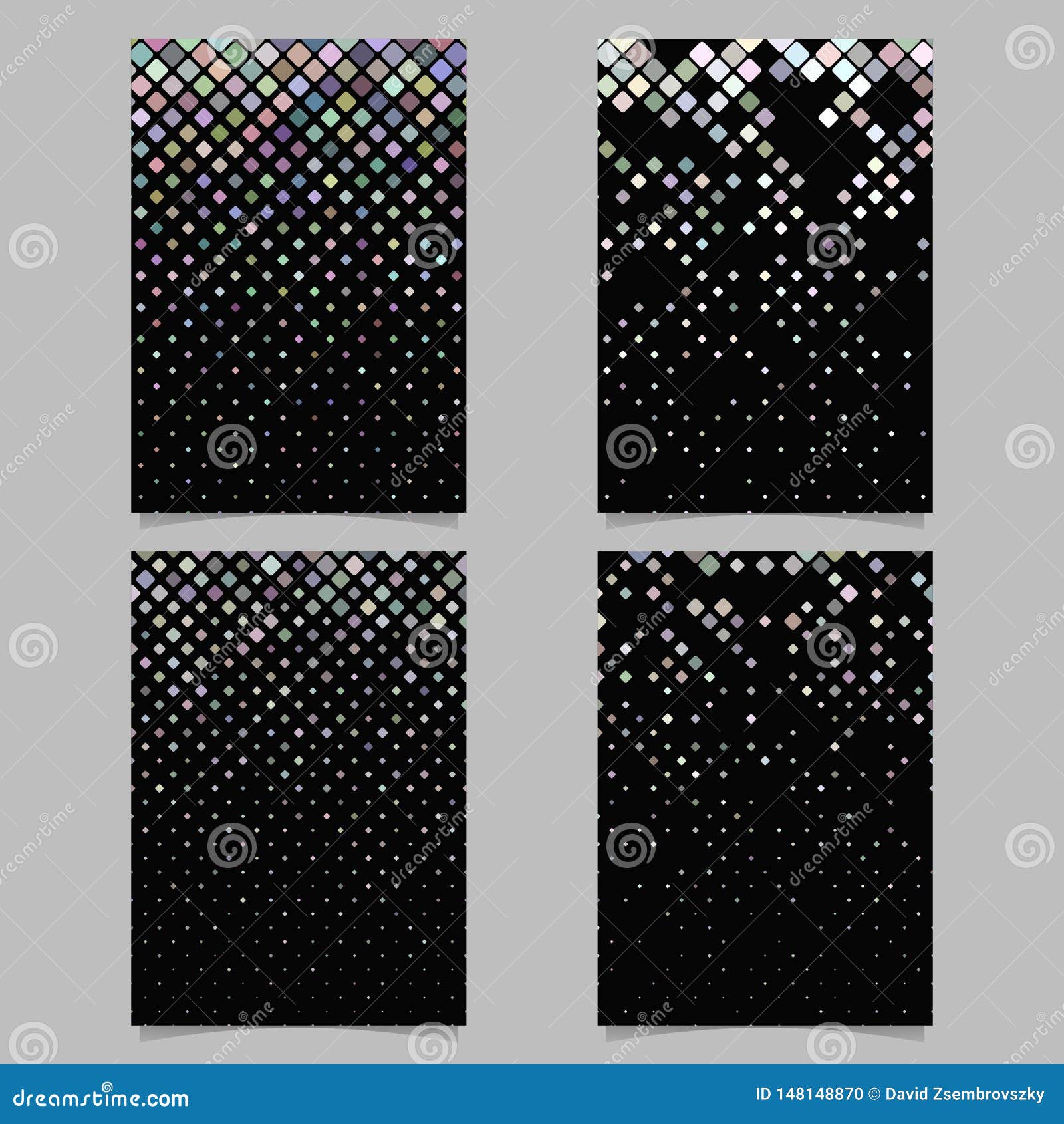 Abstract Diagonal Square Pattern Background Poster Template Stock ...