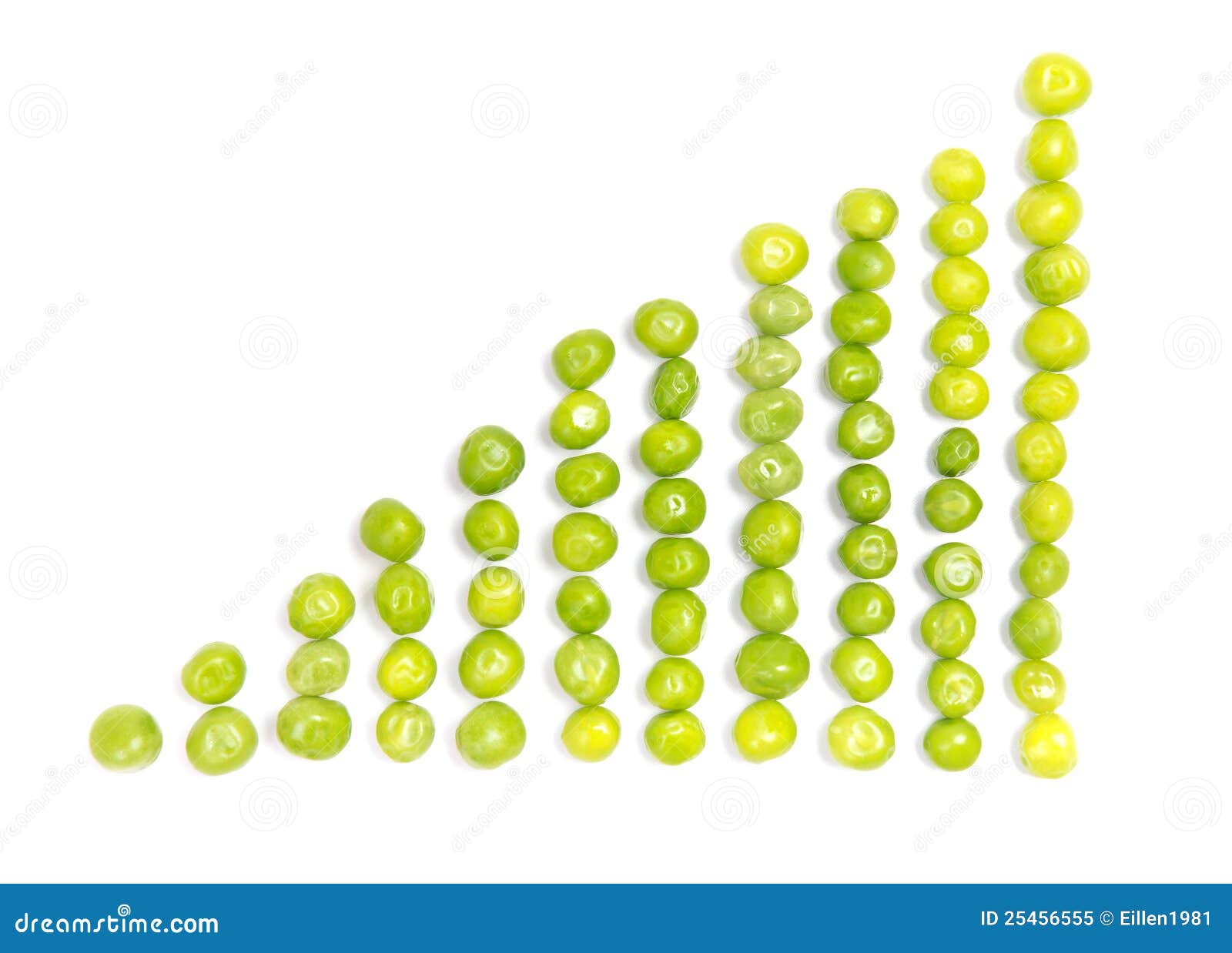 Abstract Diagram Shaped from Fresh Pea Pods Stock Image - Image of ...