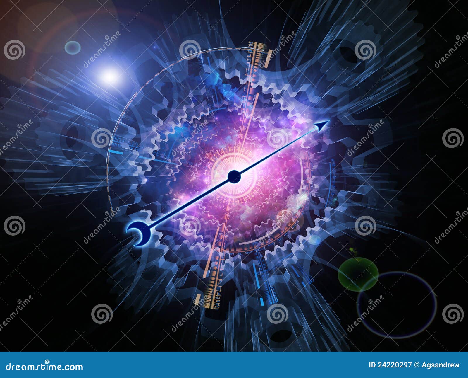 Abstract dial stock image. Image of background, fractal - 24220297