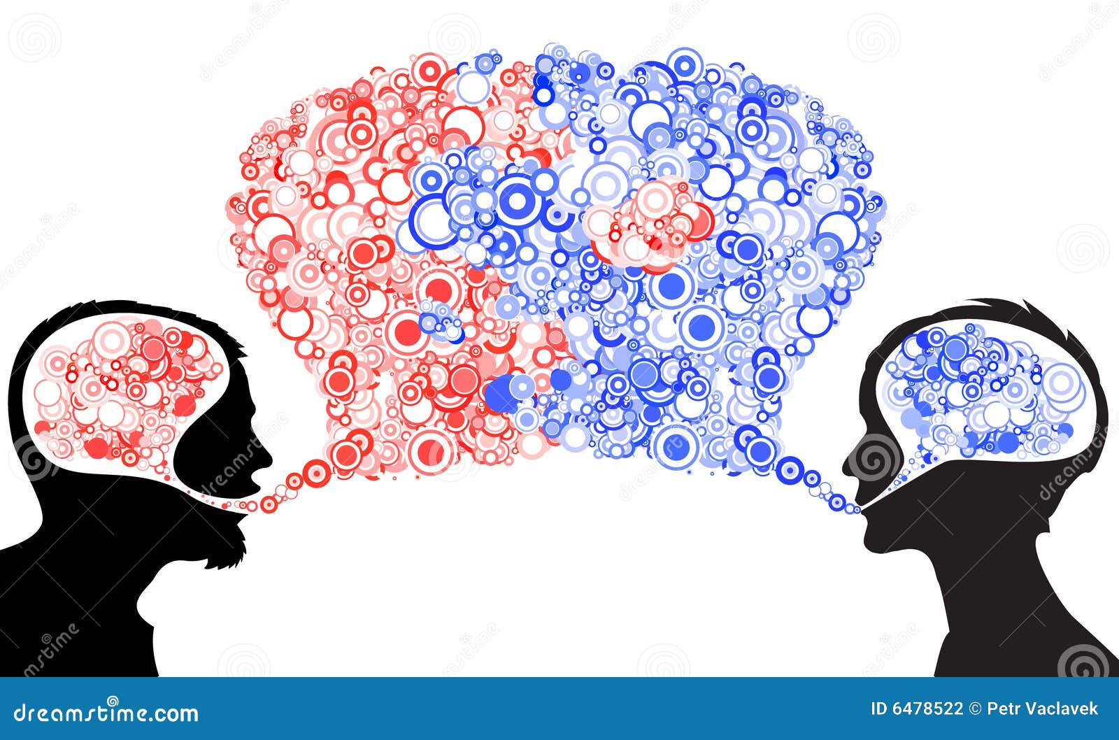 Abstract Dialog Illustration Stock Vector - Illustration of interest ...