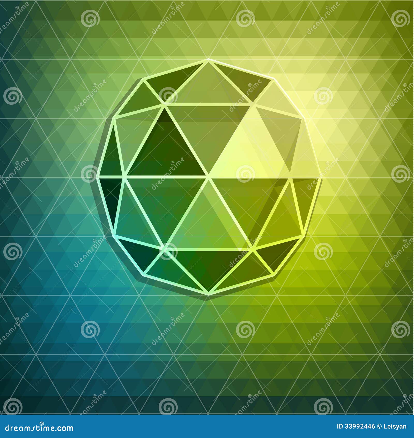 Abstract Diamond Background Stock Vector - Illustration of polygons ...