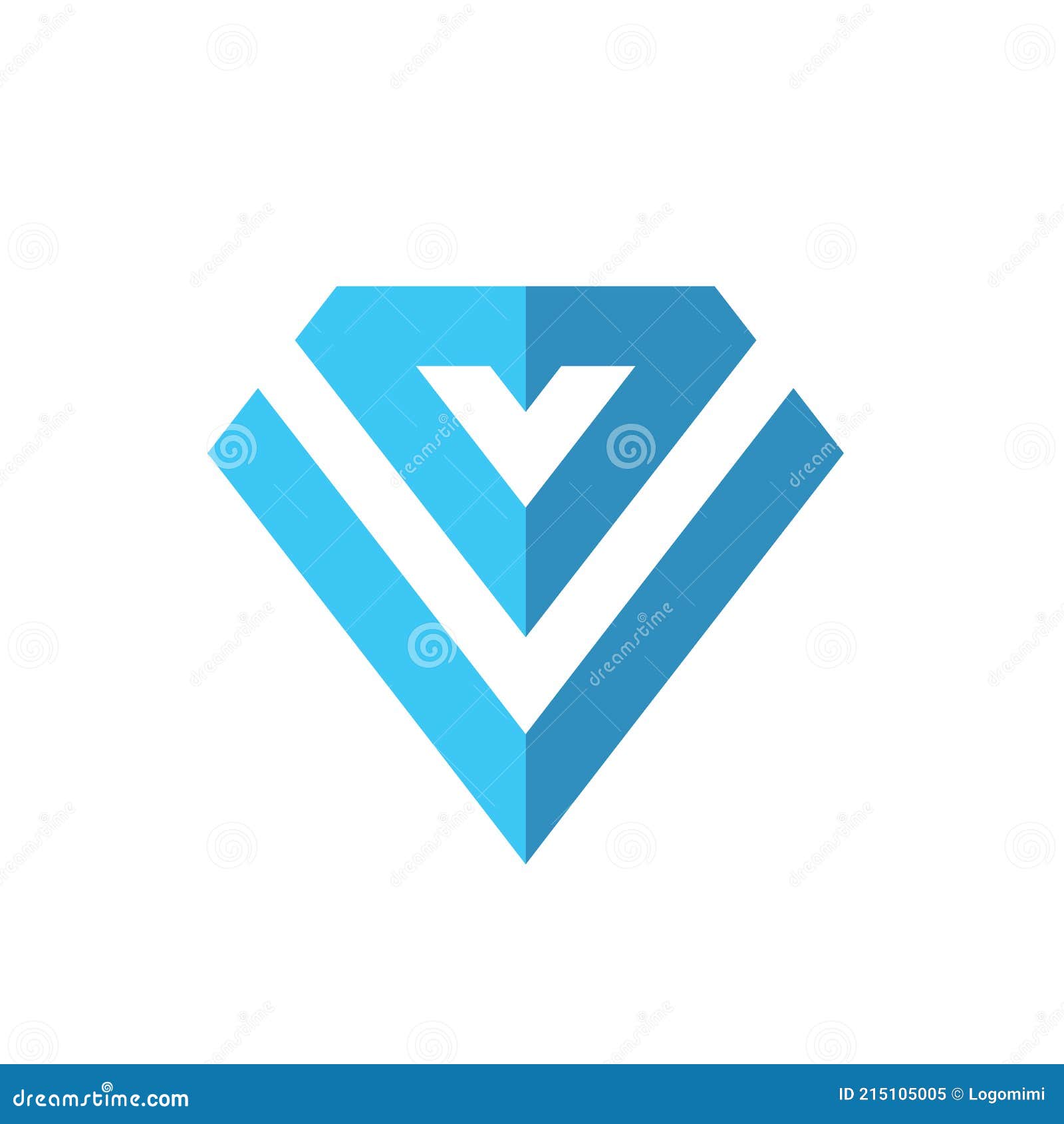 Abstract Diamond Gem Logo Design Template Elements, Vector Illustration ...