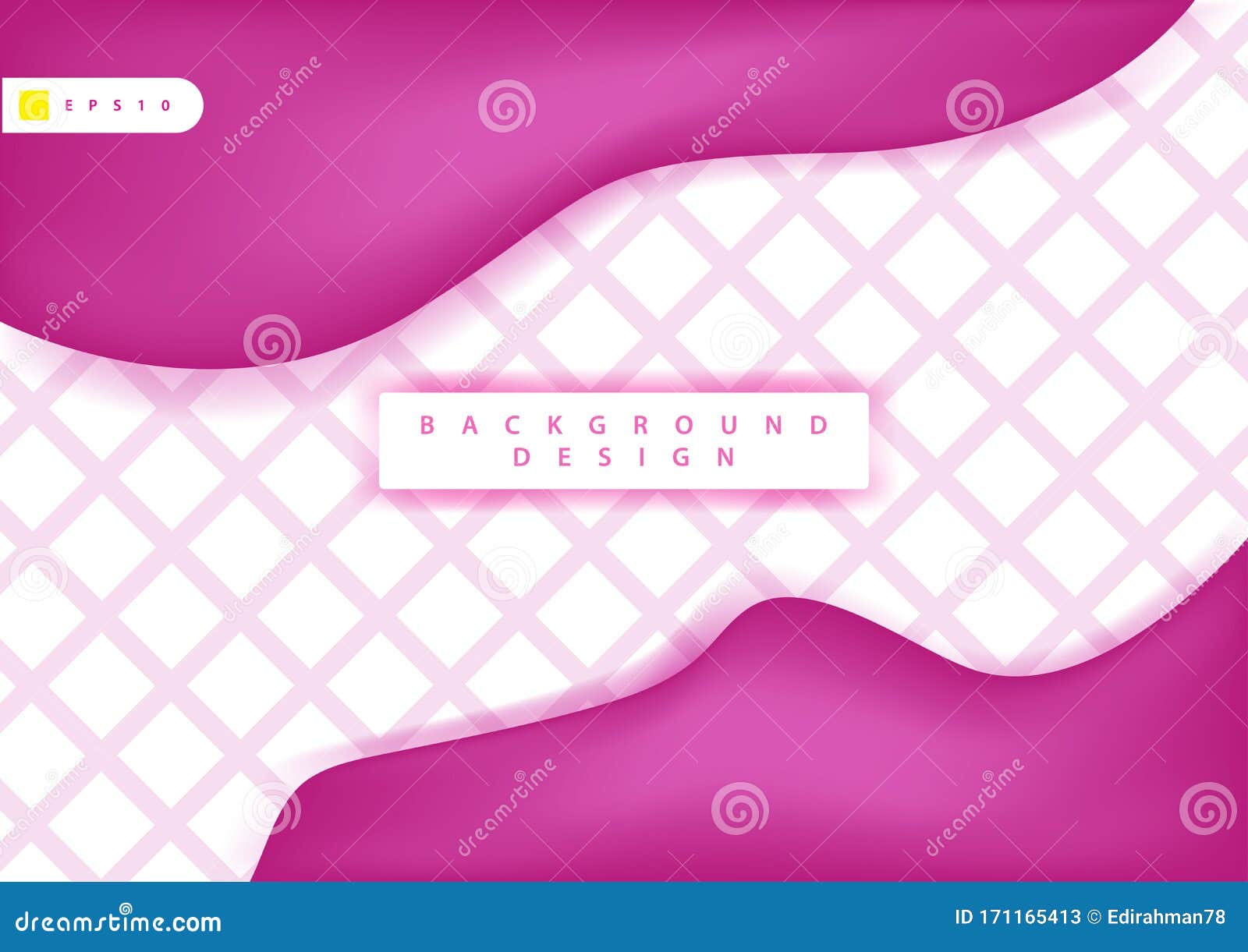 Abstract Diamond Pattern and Wave for Design. Stock Vector ...