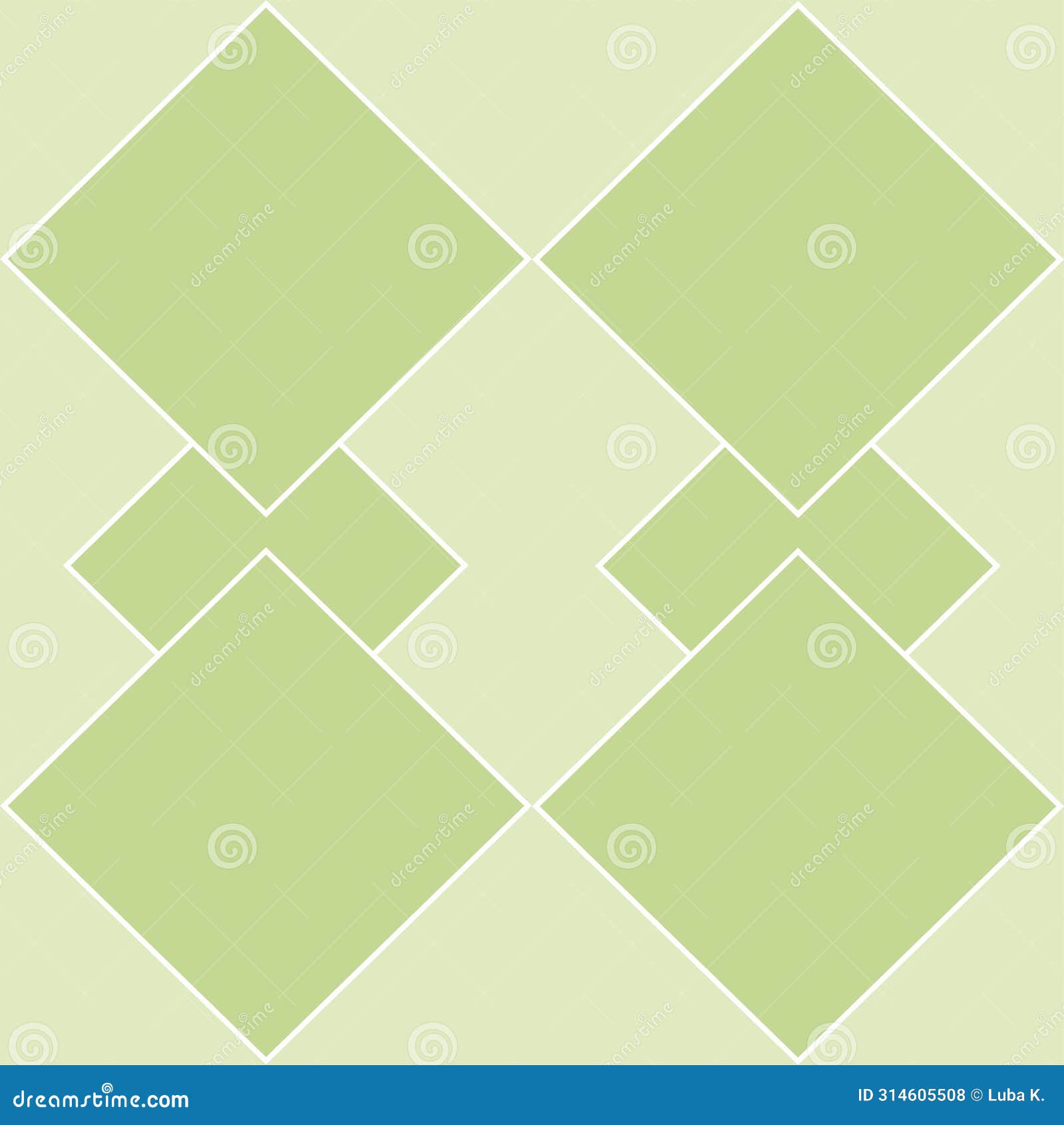 Abstract Diamond-shaped Pattern in Olive Color Stock Illustration ...